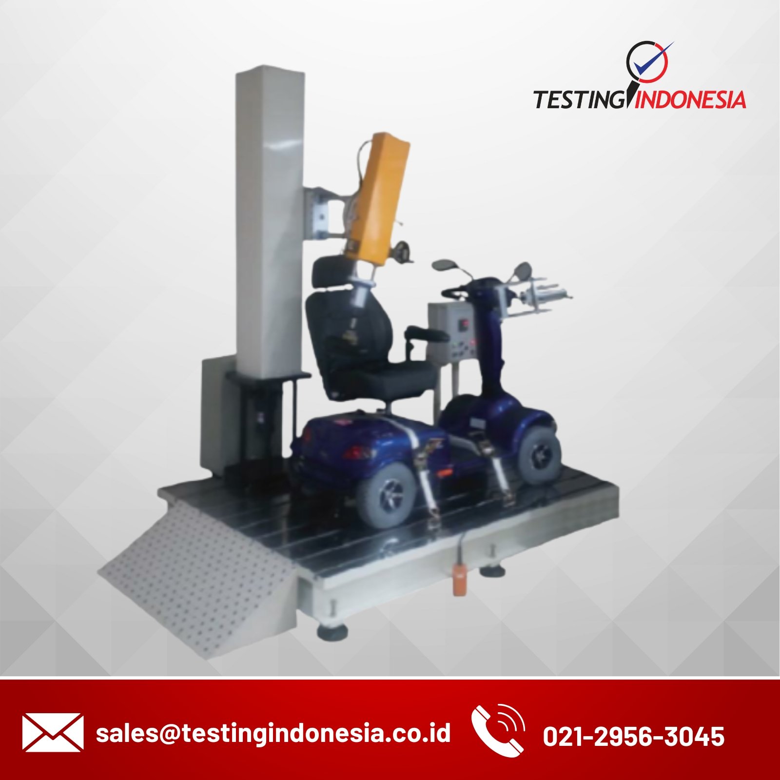 Wheelchairs Durability Testing Machine - TO-D102 - TESTINGINDONESIA.CO.ID
