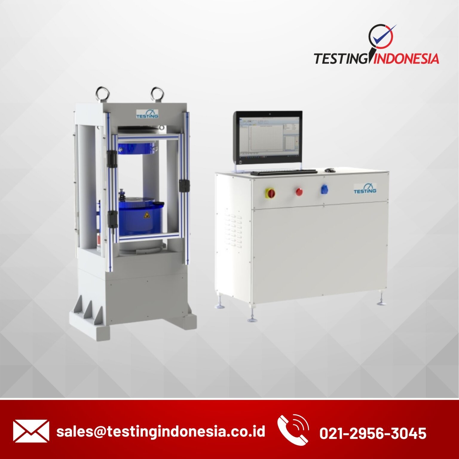 Compression Testing Machine 3000 kN - TESTINGINDONESIA.CO.ID