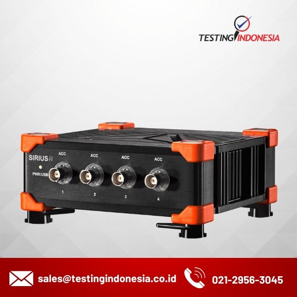 Portable 4-Channel Sound and Vibration Analyzer - SIRIUS® Mini ...